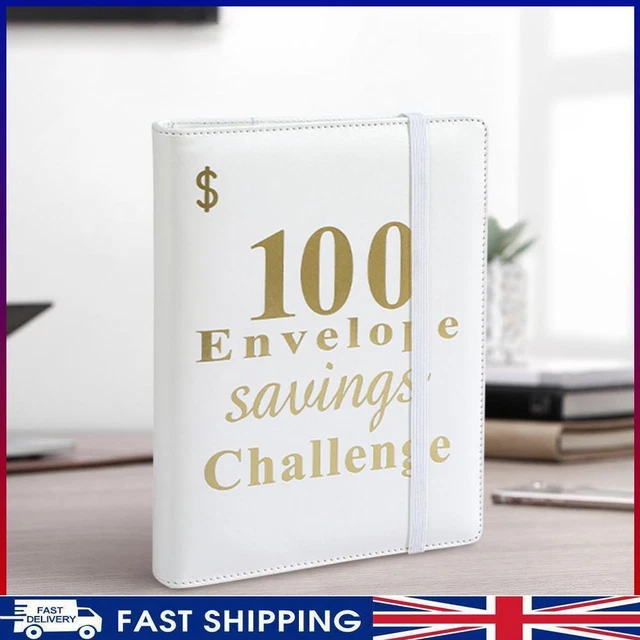 ~ 100 ENVELOPES Savings Challenge Binder PVC Book for Budgeting ...