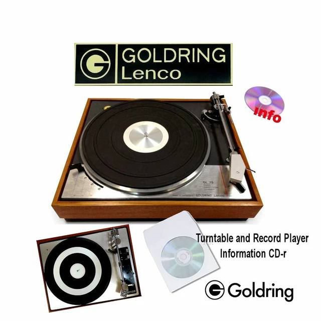 GOLDRING LENCO TURNTABLE record player service instruction owner ...
