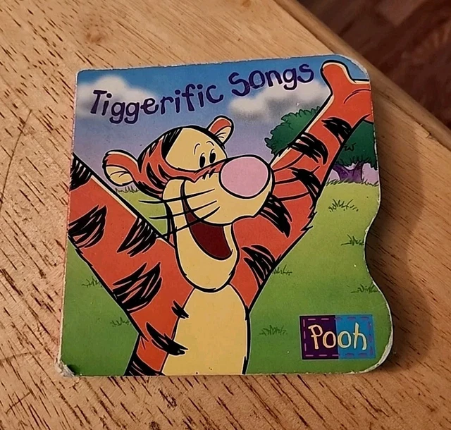1997 WALT DISNEY Winnie The Pooh Tiggerific Songs Tigger Book My 1st ...