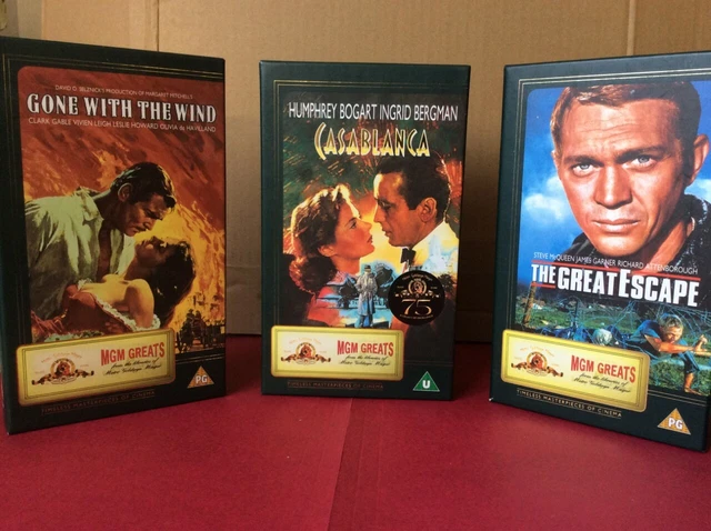 3 VHS TAPES - MGM Greats £26.68 - PicClick UK