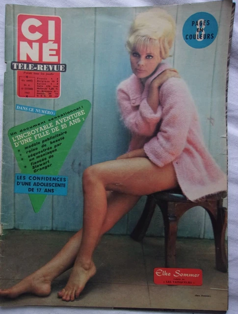 CINÉ-REVUE N°41 DE 1963 : Elke Sommer-Anita Ekberg-Paul Newman-Martine Carol EUR 8,90 - PicClick FR