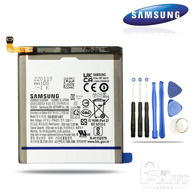 GENUINE SAMSUNG GALAXY S22 5G Battery (SM-S901) 3700mAh EB-BS901ABY £9. ...