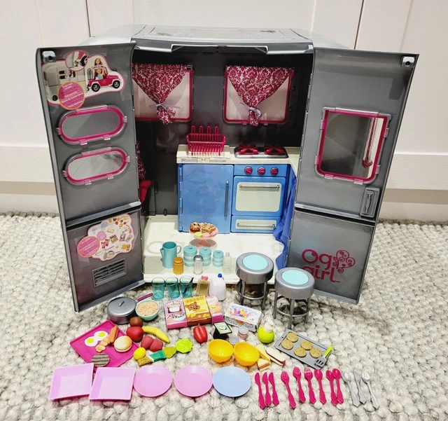 OUR GENERATION DOLL R.v. Seeing You Campervan Caravan Camping Bundle ...