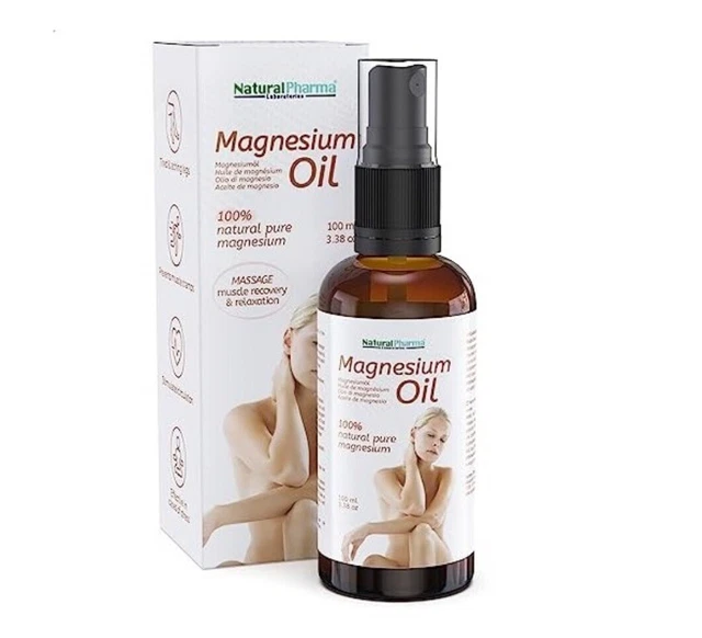 NATURAL PHARMA LABORATORIES Magnesium Oil 100ml IMPERFECT BOX £7.29 ...
