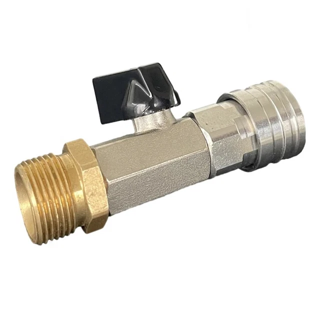 PRECISE WATER FLOW Control with M22 or 14 Quick Coupler and Plug Ball ...