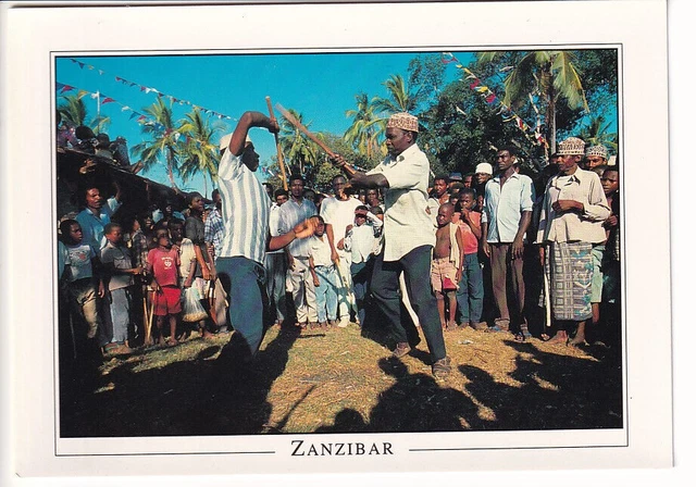 A POSTCARD OF Tadda, traditional ritual before bullfight. Pemba ...