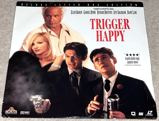 ELLEN BARKIN TRIGGER HAPPY Gabriel Byrne Jeff Goldblum US LASERDISC LD ...