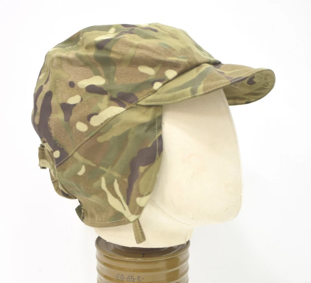 GENUINE BRITISH ARMY Issue Waterproof Hat Goretex MVP Fleece Lined ...