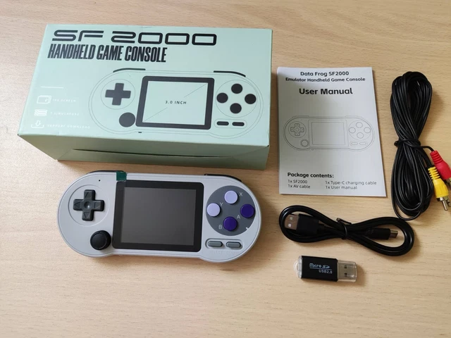 CONSOLE PORTABLE RETROGAMING NEUVE Data Frog SF 2000 EUR 36,99 ...