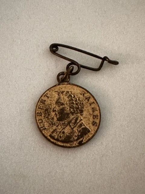 ROBERT RAIKES 150TH Anniversary Medal 1780-1930 founder of Sunday ...