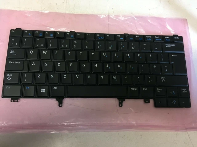 GENUINE DELL LATITUDE E5430 E6220 E6230 UK Keyboard V118925CK £24.99 ...