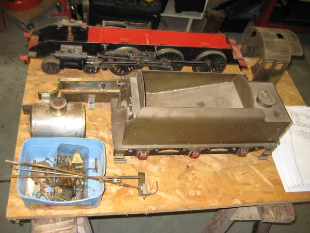 3.5 INCH GAUGE LMS Black 5 ‘DORIS” locomotive chassis and tender by ...