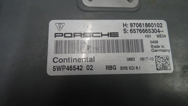 PORSCHE PANAMERA 970 Unité de Commande de Moteur Dme ECU Module ...