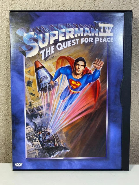 SUPERMAN 4 IV The Quest For Peace DVD Christopher Reeves Gene Hackman ...