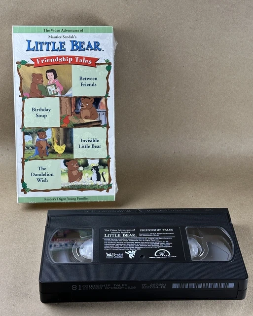 LITTLE BEAR FRIENDSHIP Tales VHS 2002 Maurice Sendak Reader’s Digest £ ...