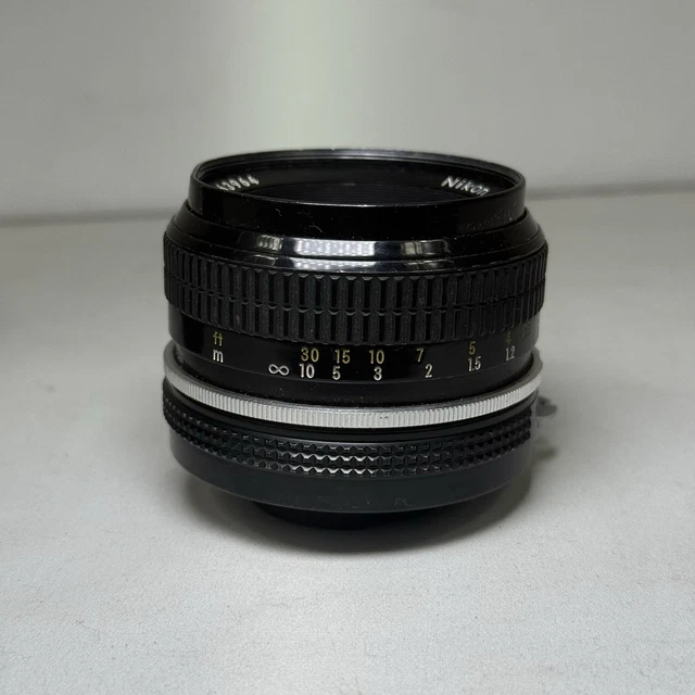 NIKON AI NIKKOR 50mm F/2.0 MF Manual Standard Prime Lens From JAPAN ...