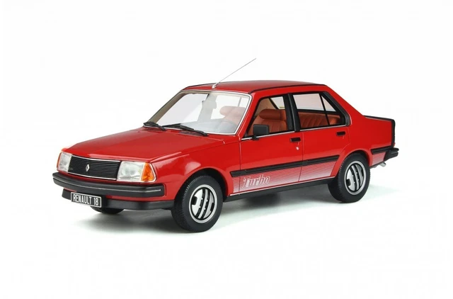 RENAULT 18 TURBO rouge de 1981 OTTO OTTOMOBILE ref OT849 échelle 1/18e ...