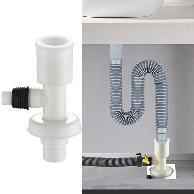WASHING MACHINE FLOOR Drain Adapter Anti-overflow Bathroom Pipe Sewer ...