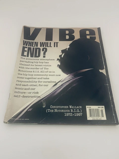 VIBE MAGAZINE MAY 1997 The Notorious B.I.G. ( Cover ) £94.83 - PicClick UK