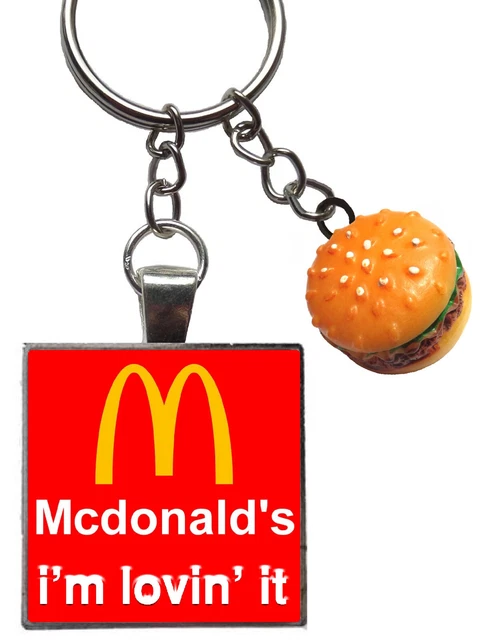 MCDONALDS BIG MAC happy meal cheese burger figure im lovin it keyring ...
