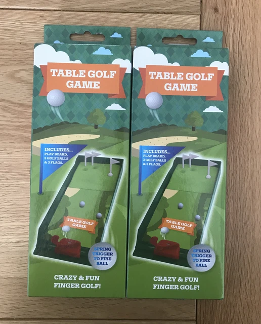 SINGLE DESK GOLF Game Office Table Putting Mini Golf Ball Pad Pocket ...