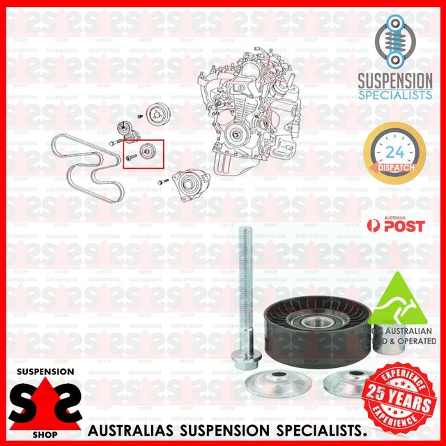 DEFLECTION/GUIDE PULLEY, V-RIBBED Belt Suit AUDI RS Q3 RS 2.5 quattro Q3 (8UB, EUR 33,52 ...