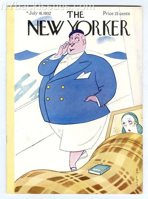 NEW YORKER MAGAZINE July 16 1932 Arthur Guiterman Frances Warfield VERY ...