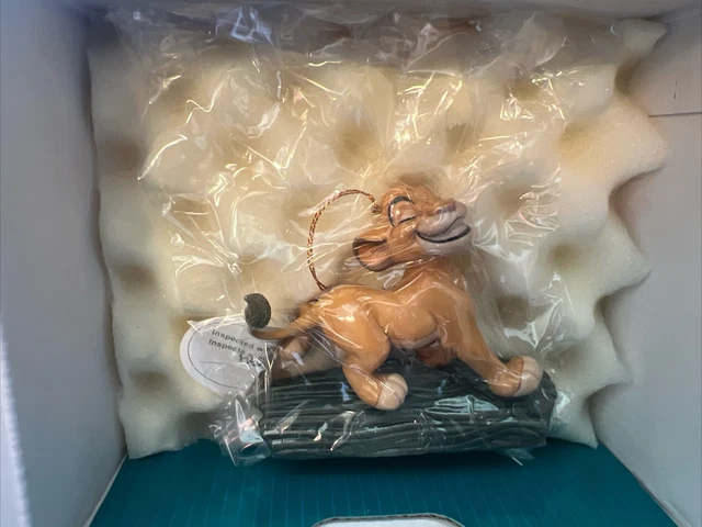 1996 WALT DISNEY Classics Collection Lion King Simba Ornament W/Box ...