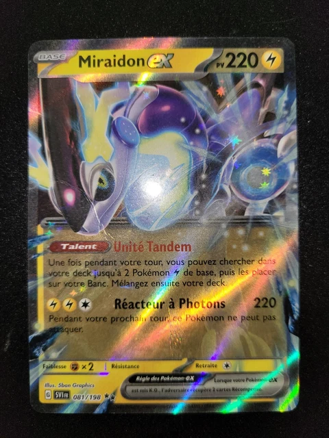 CARTE POKEMON MIRAIDON 081/198 EX EV1 Ecarlate et Violet SV1 FR NEUF EUR 4,00 - PicClick FR
