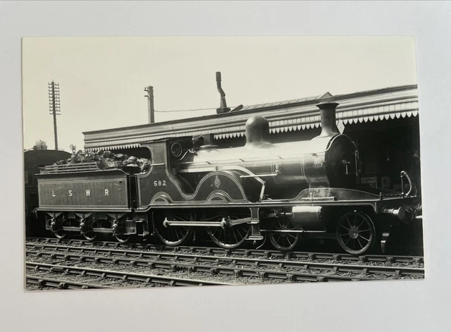 LSWR LOCOMOTIVE PHOTOGRAPH - T3 Class - 582 Wimbledon Station - A1192 £ ...