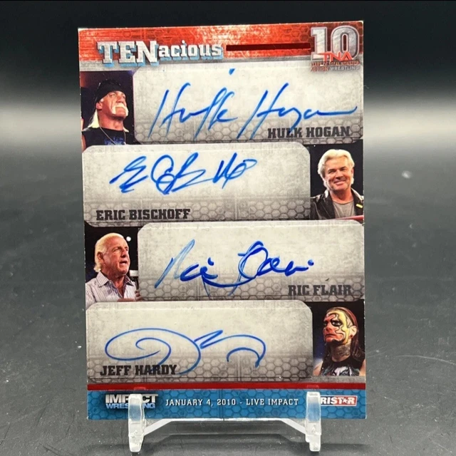 TNA HULK HOGAN Ric Flair Jeff Hardy Eric Bischoff 01/10 Rare EUR 399,00 ...
