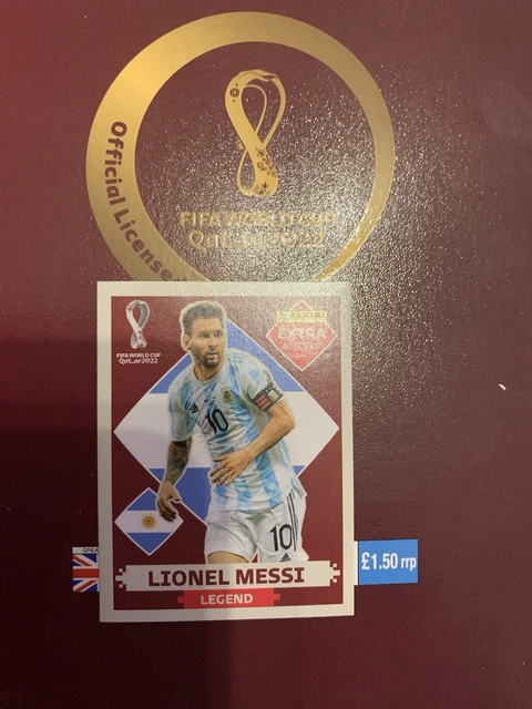 PANINI QATAR 2022 FIFA World Cup Lionel Messi Bronze Extra Sticker £8.00 - PicClick UK