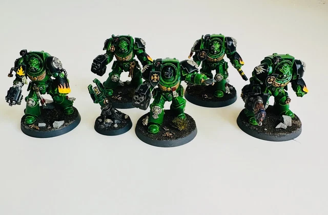SALAMANDERS TERMINATOR SQUAD, Salamanders 40k, Salamanders Chapter ...