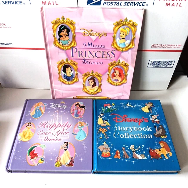 PRINCESS COLLECTION BEDTIME Stories Disney Story Book Treasury Lot Of 3 ...