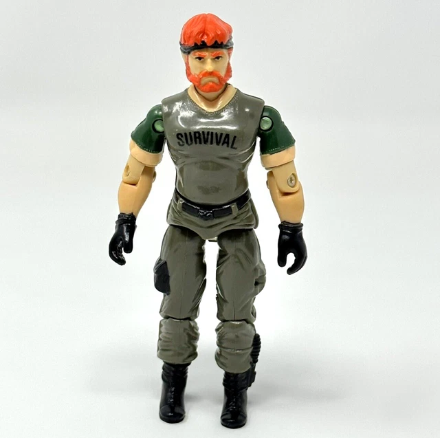 VINTAGE GI JOE ARAH Hasbro Night Force Outback Survival Toy Figure Red ...