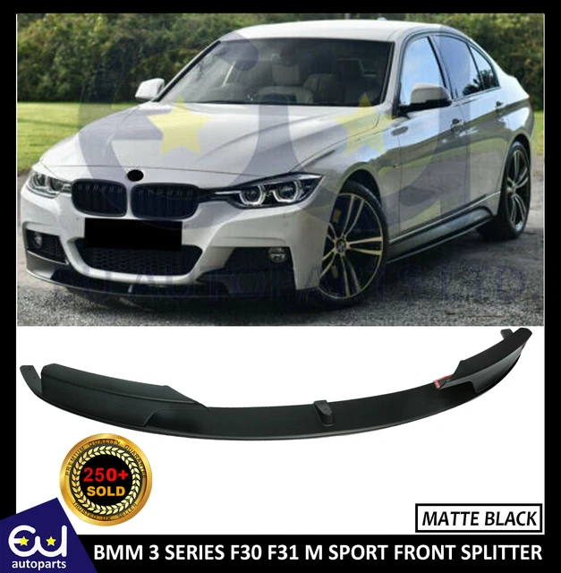 BMW F30 F31 3 Series Front Splitter Lip Bumper Lip For M Sport Matte Black 12-18 EUR 105,24 ...