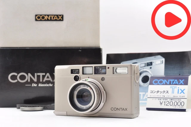 CONTAX TIX CARL Zeiss Point ＆Shoot APS Film Camera in Box From JAPAN ...