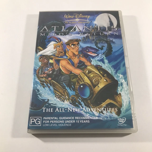 ATLANTIS MILO'S RETURN DVD Disney Animated Movie Region 4 PAL $11.00 ...