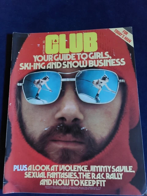 RARE CLUB MAGAZINE DECEMBER 1971 Jimmy Savile Violence RAC Rally Terry ...
