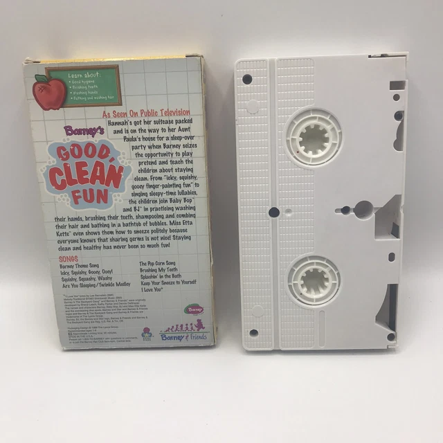 BARNEY'S GOOD CLEAN Fun VHS 1998 canzoni dinosauro Barney EUR 10,27 ...