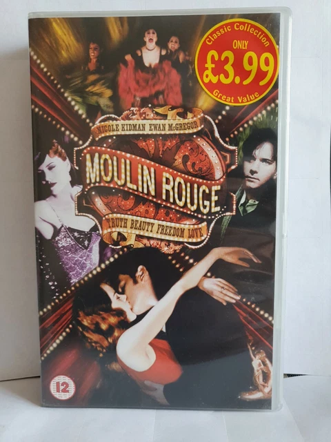 MOULIN ROUGE VHS (Nicole Kidman, Ewan Mcgregor, Jim Broadbent) EUR 2,87 ...