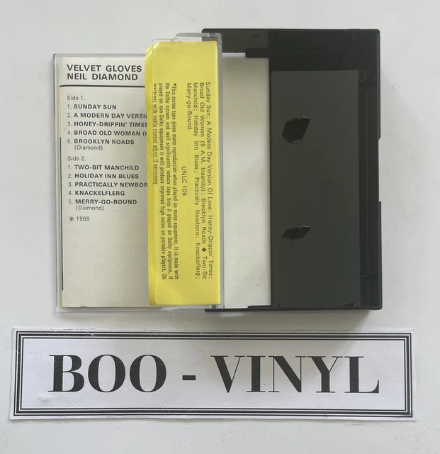 NEIL DIAMOND - Velvet Gloves And Spit Cassette Tape Ex / Ex £9.01 ...