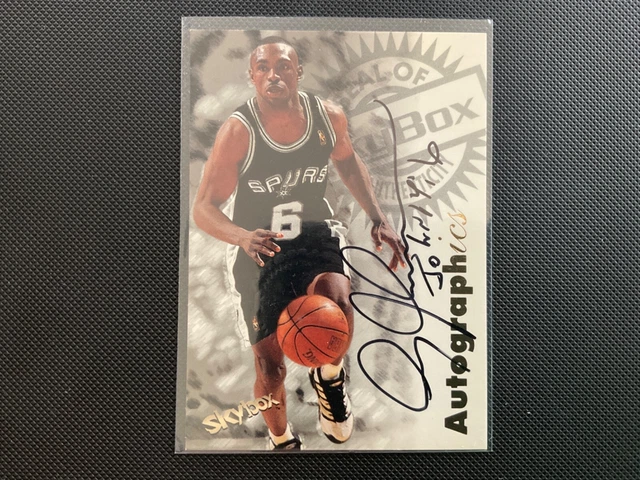 AVERY JOHNSON 1997-98 Skybox Autographics Premium Éperons Auto Comme ...