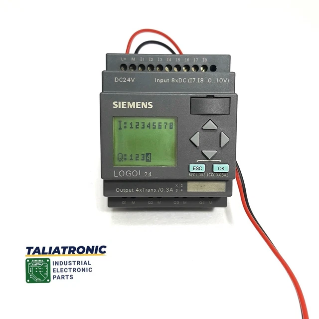 SIEMENS LOGO 6ED1 052-1CC00-0BA2/4X Transistor Outputs + Analog 0_10V ...