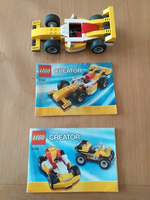 LEGO 3 EN 1 Creator 31002 Formule 1, Super Bolide Et Super Racer + 2 ...