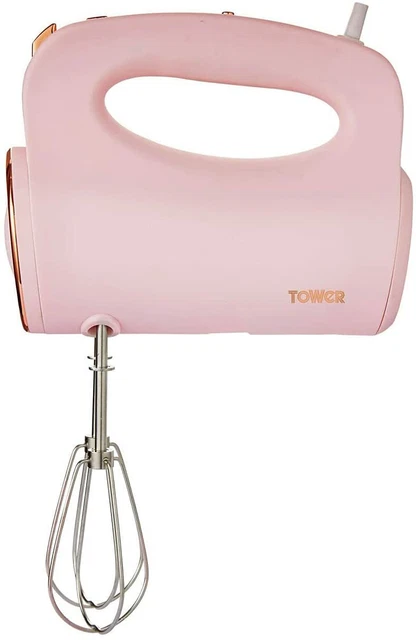 TOWER T12061PNK CAVALETTO Hand Mixer, Pink & Rose Gold, New & Sealed £ ...