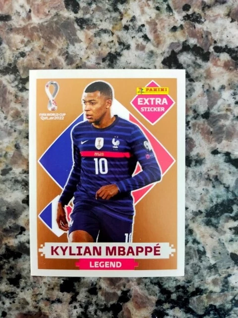 KYLIAN MBAPPE LEGEND Extra Sticker Bronce Cromo Fifa World Cup Qatar ...