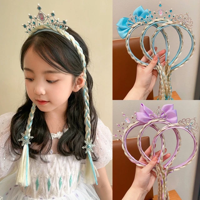 WIG SNOWFLAKE CROWN Headband Braid Hair Accesorries Cosplay Headband ...