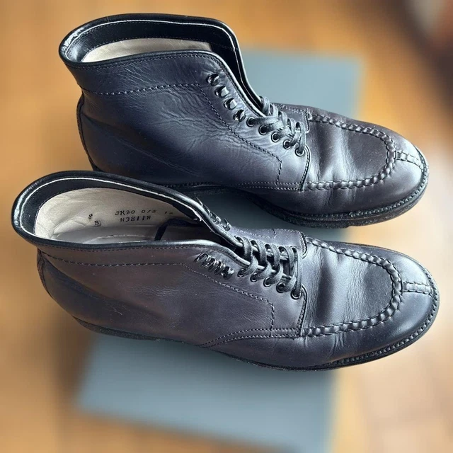 ALDEN SHOES TANKER Boots Chromexcel Leather N3811H Navy Men Size US 8 B ...