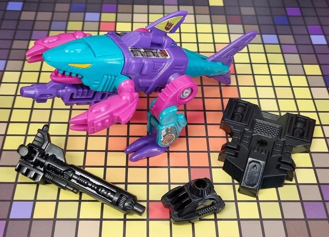 VINTAGE HASBRO TRANSFORMERS G1 Decepticon Seacon Overbite Complete £29. ...
